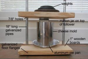 17 DIY Cheese Press Ideas - DIYsCraftsy