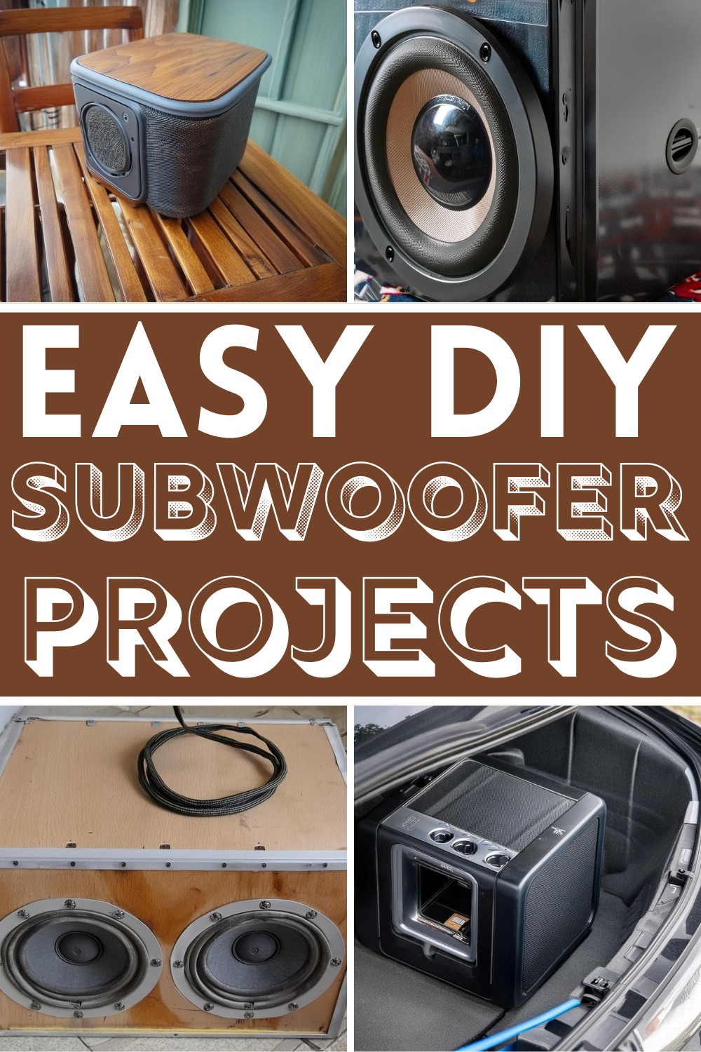 20 DIY Subwoofer Projects You Can Make At Home - DIYsCraftsy