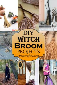 22 DIY Witch Broom Projects To Have Fun - DIYsCraftsy