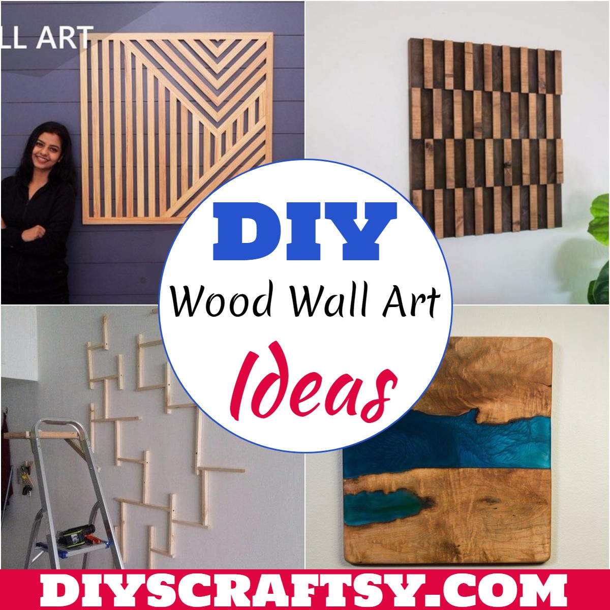 23 DIY Wood Wall Art Ideas DIYsCraftsy