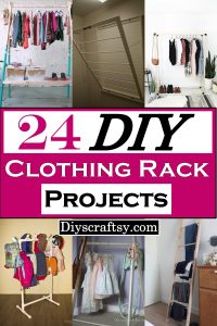 24 Free DIY Clothing Rack Projects - DIYsCraftsy