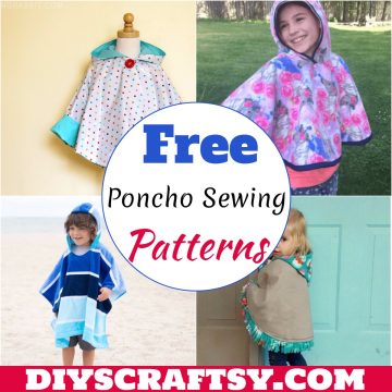 19 Free Poncho Sewing Patterns That You Can Start Today - DIYsCraftsy
