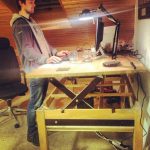 20 DIY Adjustable Standing Desk Projects - DIYsCraftsy
