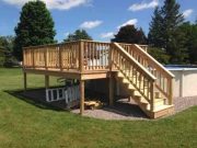 16 DIY Pool Deck Plans For Different Type Of Pools - DIYsCraftsy