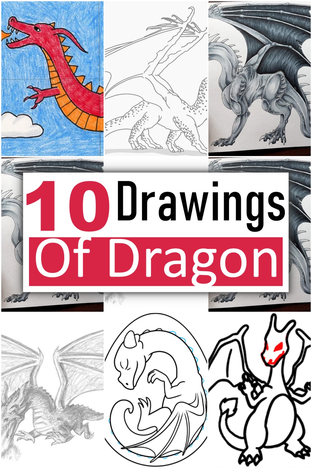 10 Dragon Drawing Ideas For Dragon Ball Z Fans - DIYs Craftsy