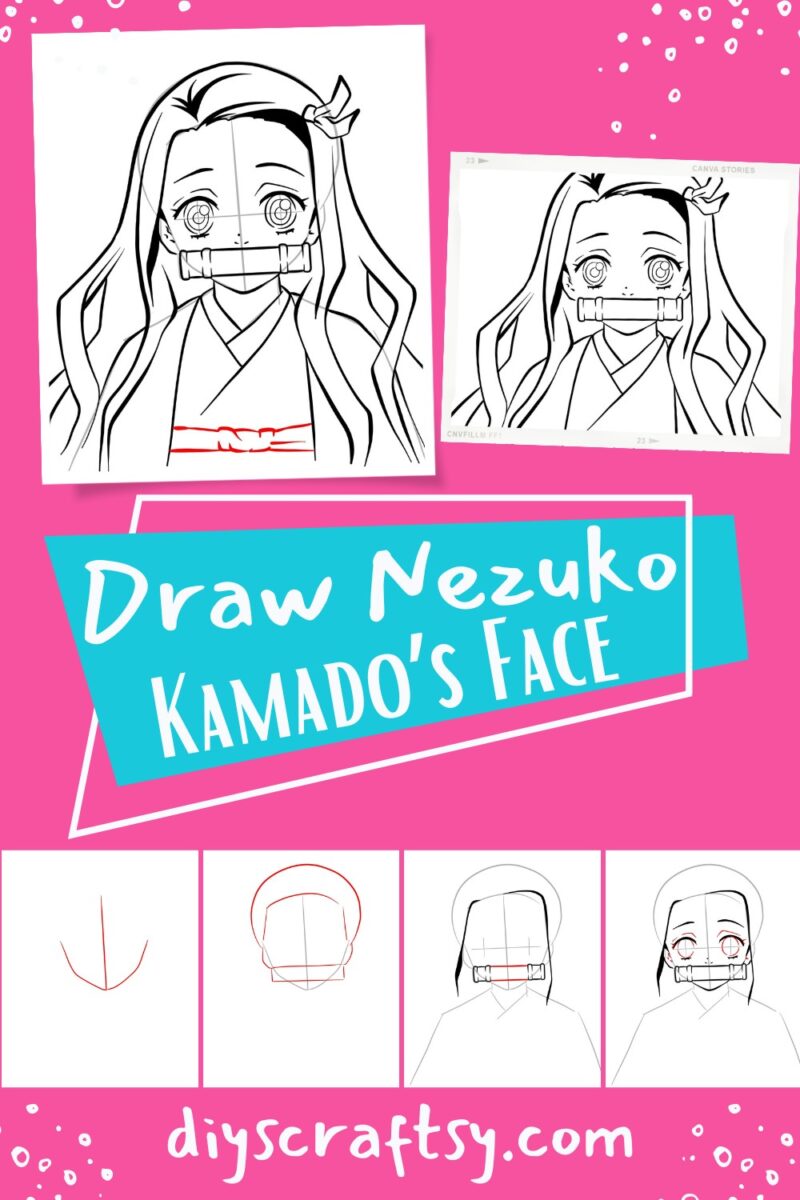 22 Nezuko Drawing Ideas - How To Draw Nezuko - DIYsCraftsy