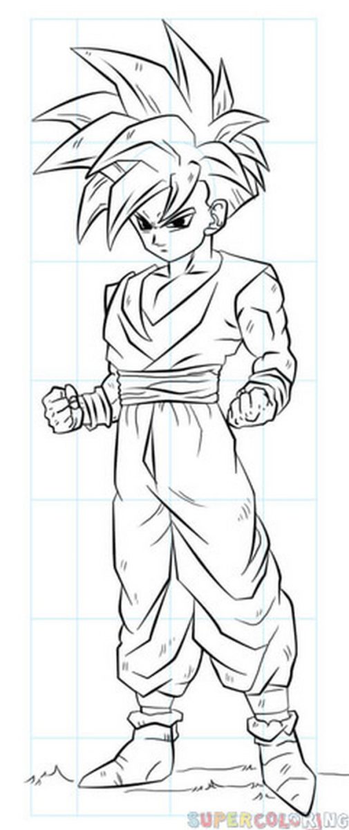10 Gohan Drawing Ideas For Kids To Enjoy - DIYsCraftsy