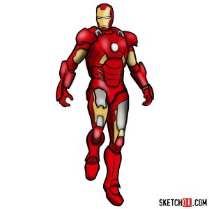 10 Iron Man Drawing Ideas For MCU Fans - DIYs Craftsy