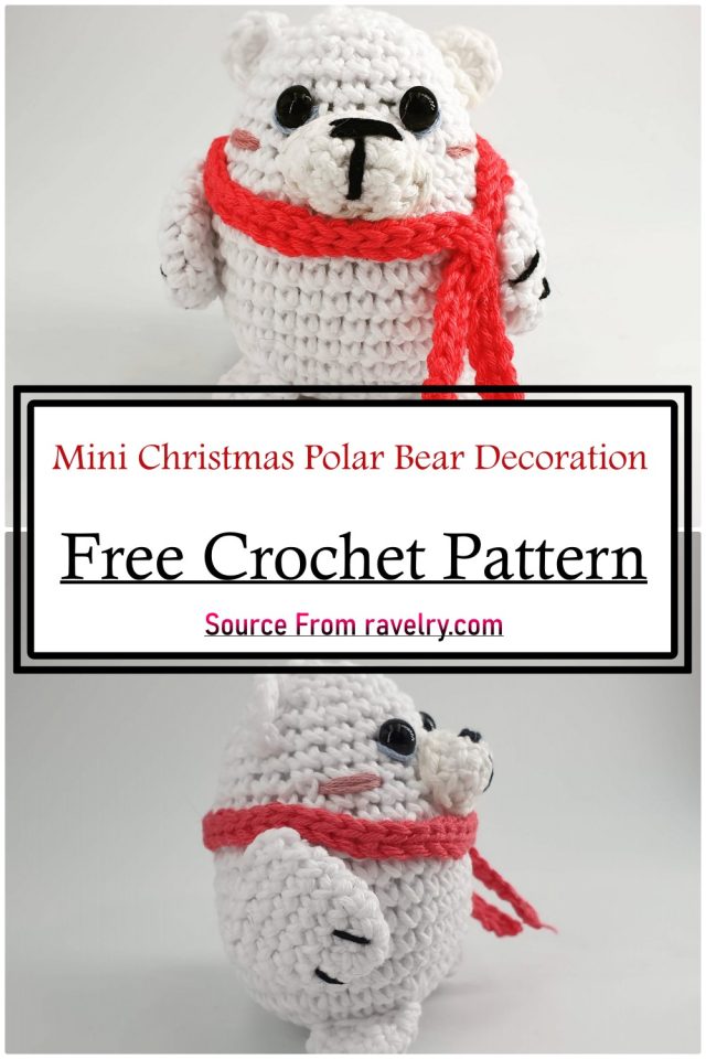 29 Free Crochet Polar Bear Patterns - DIYsCraftsy