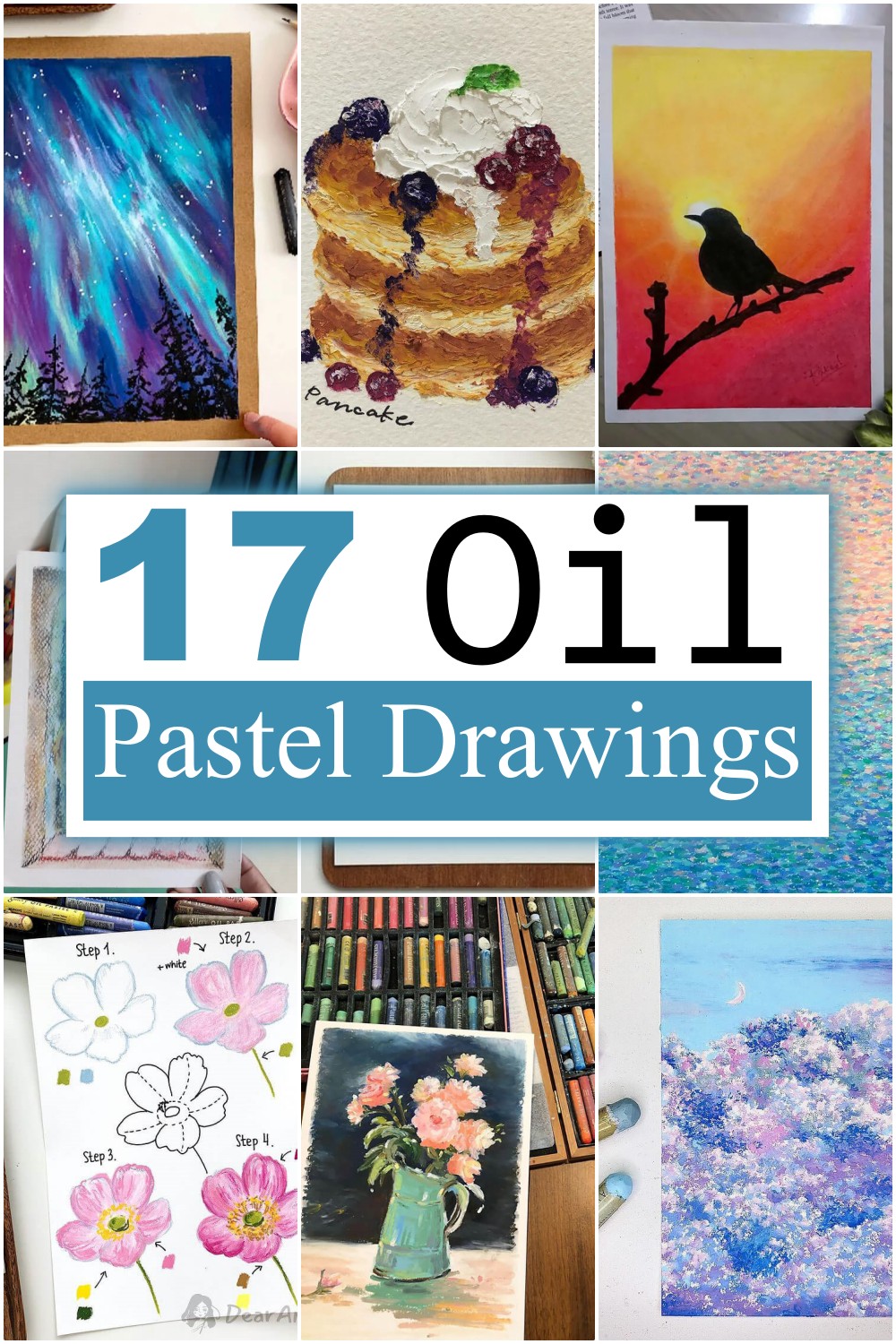17 Oil Pastel Drawing Ideas For Art Gallery - DIYs Craftsy