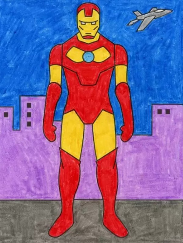 10 Iron Man Drawing Ideas For MCU Fans - DIYs Craftsy