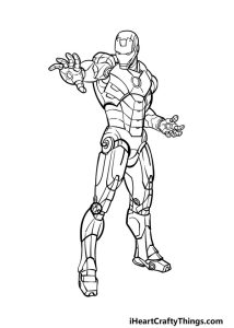 10 Iron Man Drawing Ideas For MCU Fans - DIYs Craftsy