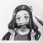 22 Nezuko Drawing Ideas - How To Draw Nezuko - DIYsCraftsy
