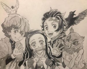 22 Nezuko Drawing Ideas - How To Draw Nezuko - DIYsCraftsy