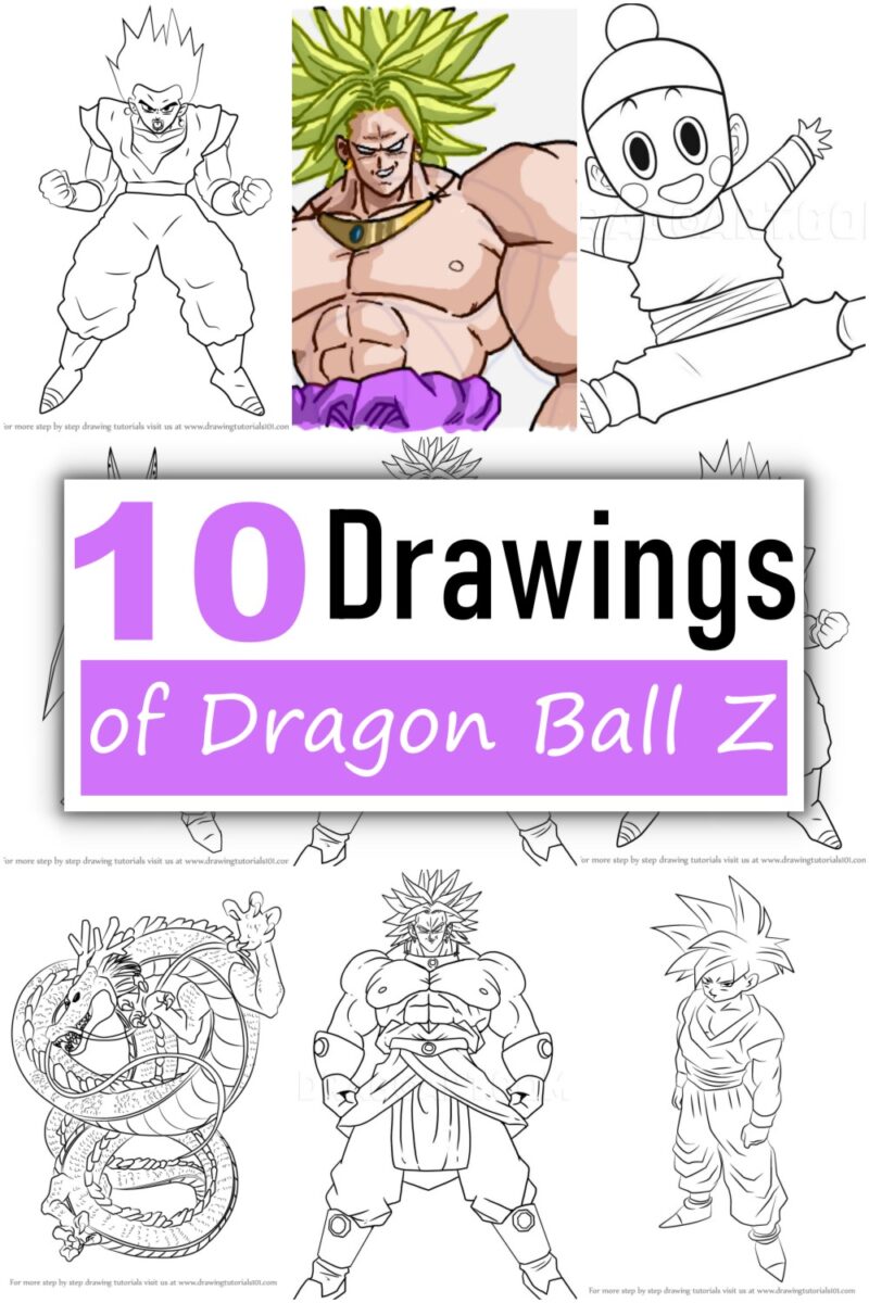 10 Dragon Ball Z Drawing Ideas For Beginners - DIYs Craftsy