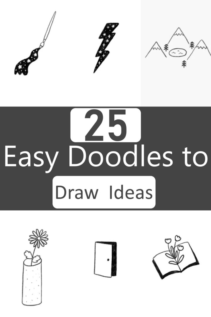25 Easy Doodle Drawing Ideas For Beginners - DIYs Craftsy