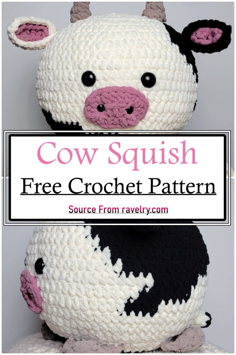 29 Free Crochet Cow Patterns For Cow Lovers - DIYsCraftsy