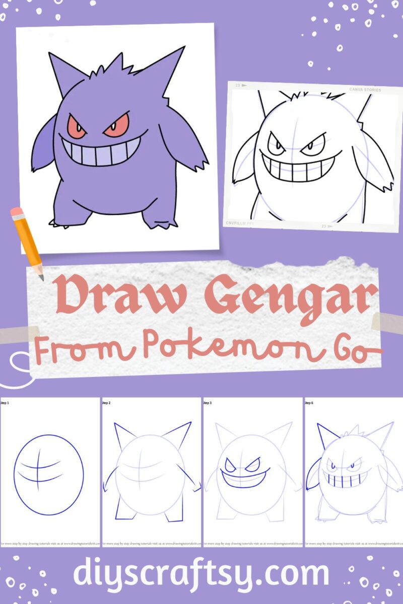 15 Pokemon Drawing Ideas For Beginners - DIYsCraftsy