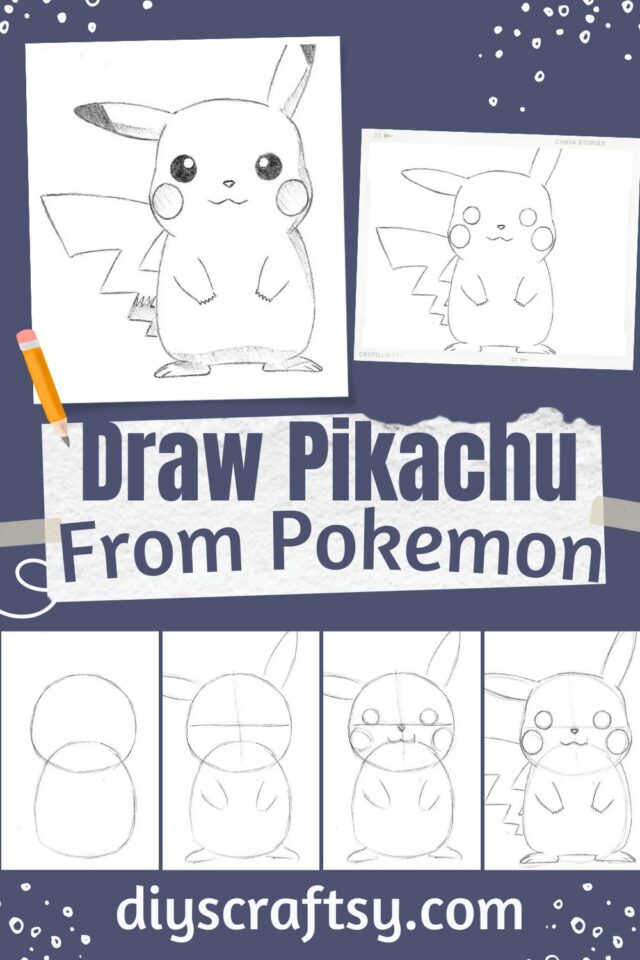 15 Pokemon Drawing Ideas For Beginners - DIYsCraftsy