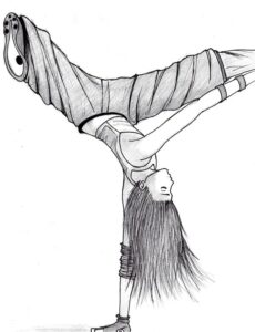 14 Dancing Women Drawing Ideas For Women To Try - DIYsCraftsy