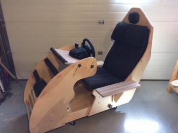 21 DIY Racing Wheel Stand Projects For Games - DIYsCraftsy