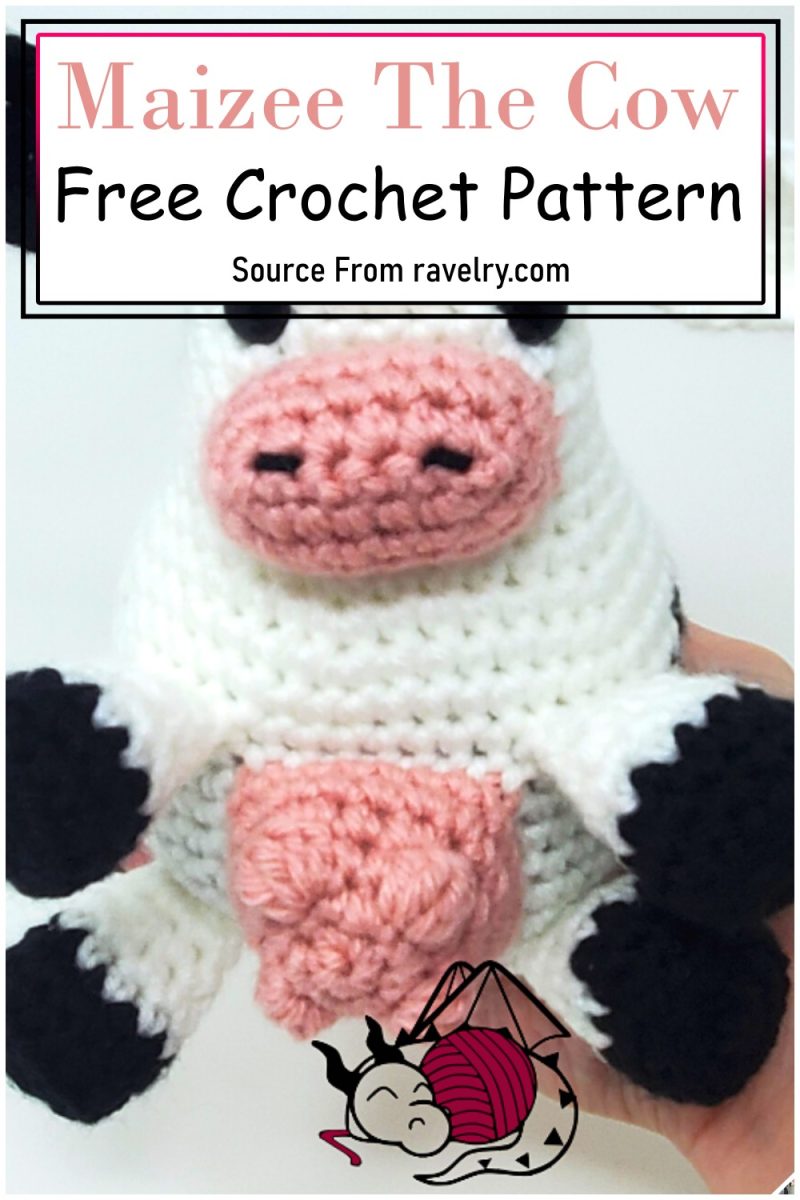 29 Free Crochet Cow Patterns For Cow Lovers - DIYsCraftsy
