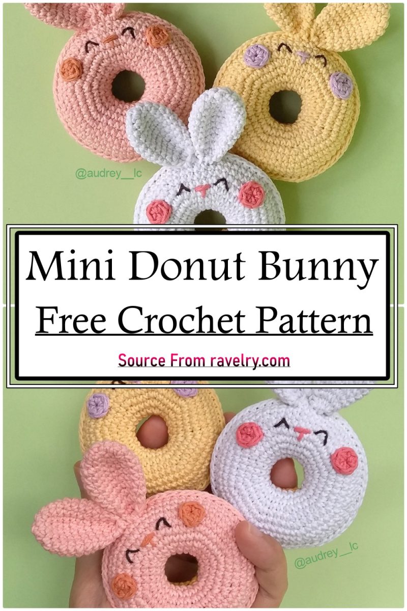 30 Free Crochet Donut Patterns For Decor & Toys - DIYsCraftsy