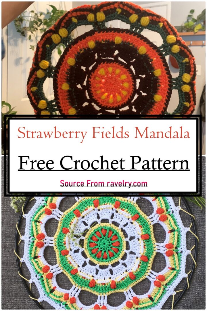 32 Easy Free Crochet Mandala Patterns - DIYsCraftsy