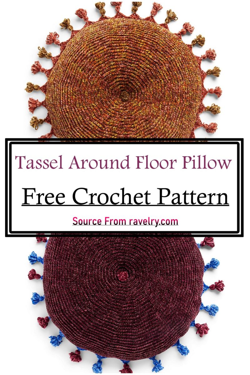 40 Free Crochet Tassel Patterns & Ways To Use Them - DIYsCraftsy
