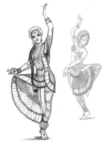 14 Dancing Women Drawing Ideas For Women To Try - DIYsCraftsy