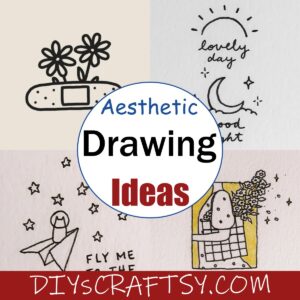 25 Cute Aesthetic Drawing Ideas Easy - DIYsCraftsy