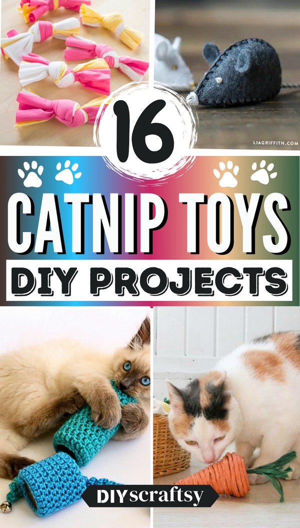 16 DIY Catnip Toys You Can Make Today - DIYsCraftsy