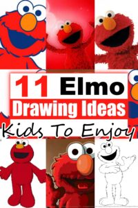 11 Elmo Drawing Ideas For Kids To Enjoy - DIYsCraftsy