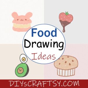 33 Simple Food Drawing Ideas - DIYsCraftsy