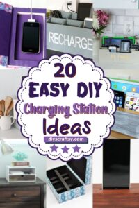 20 Easy DIY Charging Station Ideas - DIYsCraftsy
