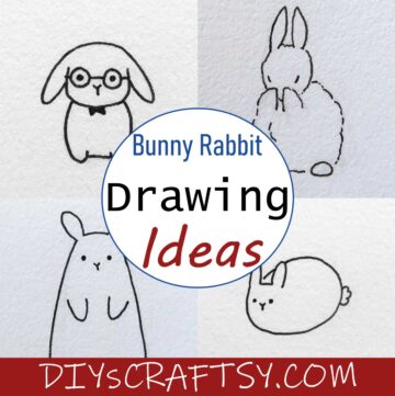 23 Bunny Rabbit Drawing Ideas For Kids - DIYsCraftsy