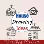 25 House Drawing Ideas - How To Draw House - DIYsCraftsy