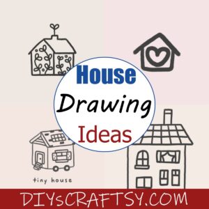 25 House Drawing Ideas - How To Draw House - DIYsCraftsy