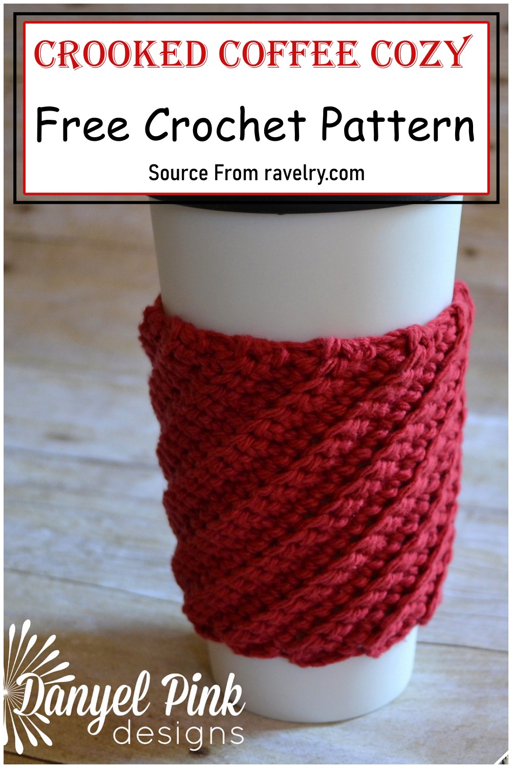35 Free Crochet Coffee Cozy Patterns - DIYsCraftsy