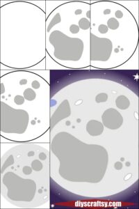 25 Moon Drawing Ideas - How To Draw Moon - DIYsCraftsy