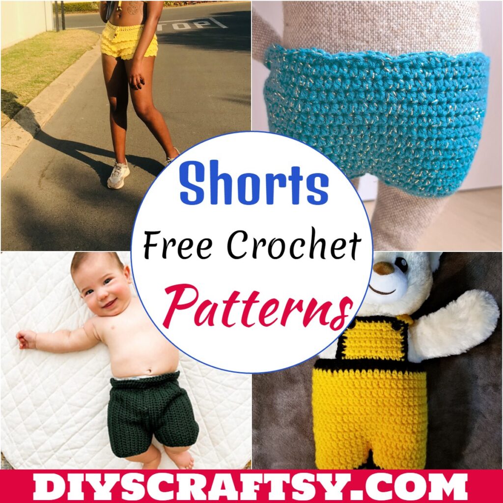 30 Crochet Shorts Patterns For Warm Weather - DIYsCraftsy