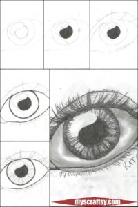 27 Eye Drawing Ideas - How to Draw Eyes - DIYsCraftsy