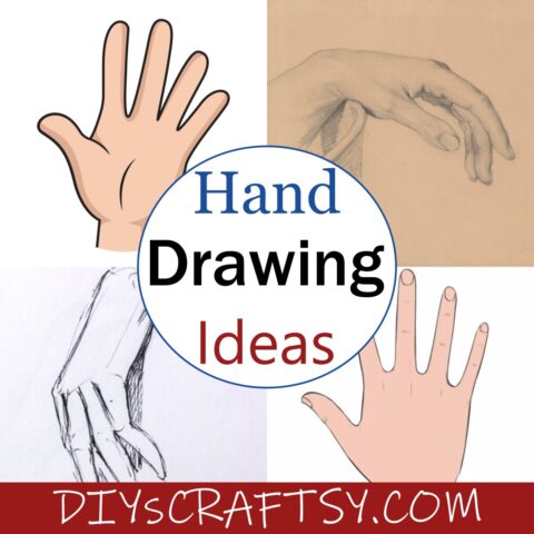 15 Hand Drawing Ideas - How To Draw Hand - DIYsCraftsy