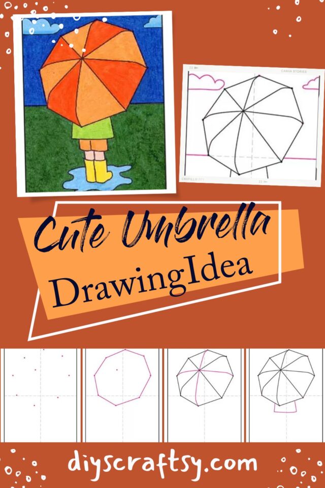 15 Umbrella Drawing Ideas - How To Draw Umbrella - DIYsCraftsy