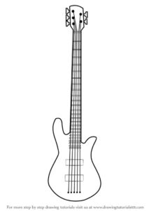 17 Guitar Drawing Ideas - How To Draw Guitar - DIYsCraftsy
