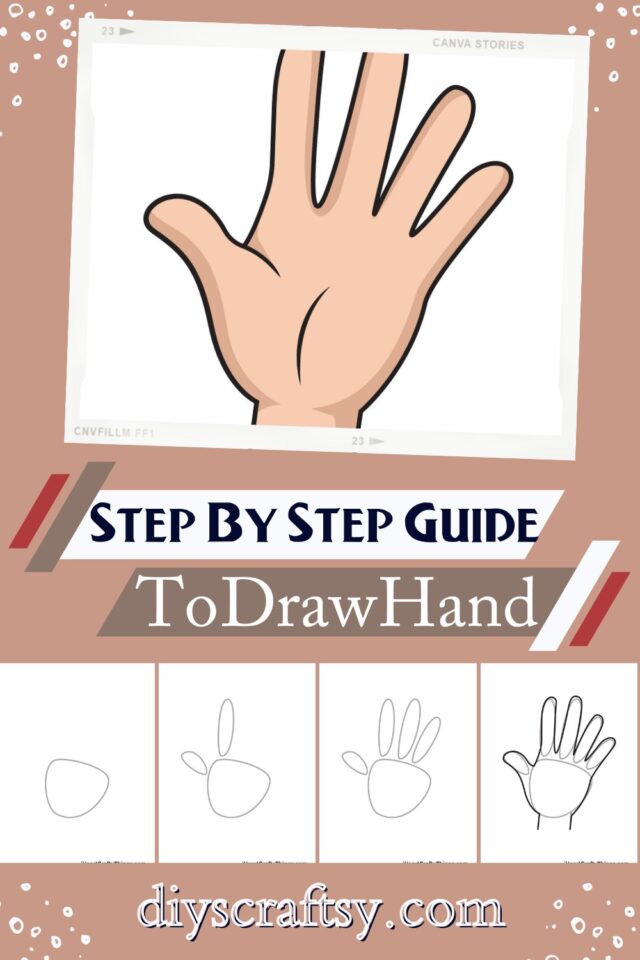 15 Hand Drawing Ideas - How To Draw Hand - DIYsCraftsy