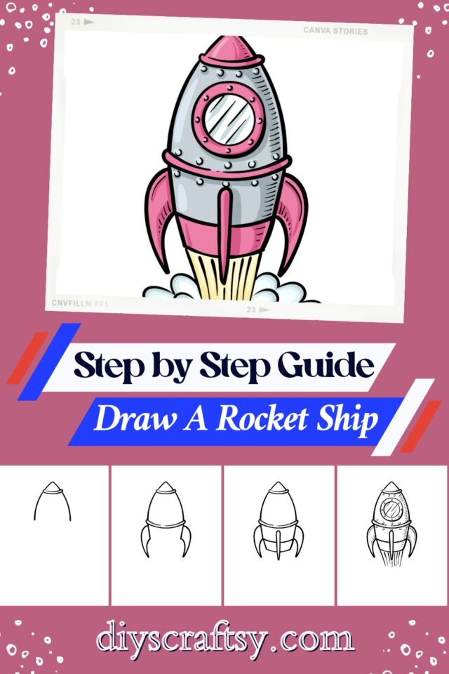 15 Easy Rocket Drawing Ideas - DIYsCraftsy