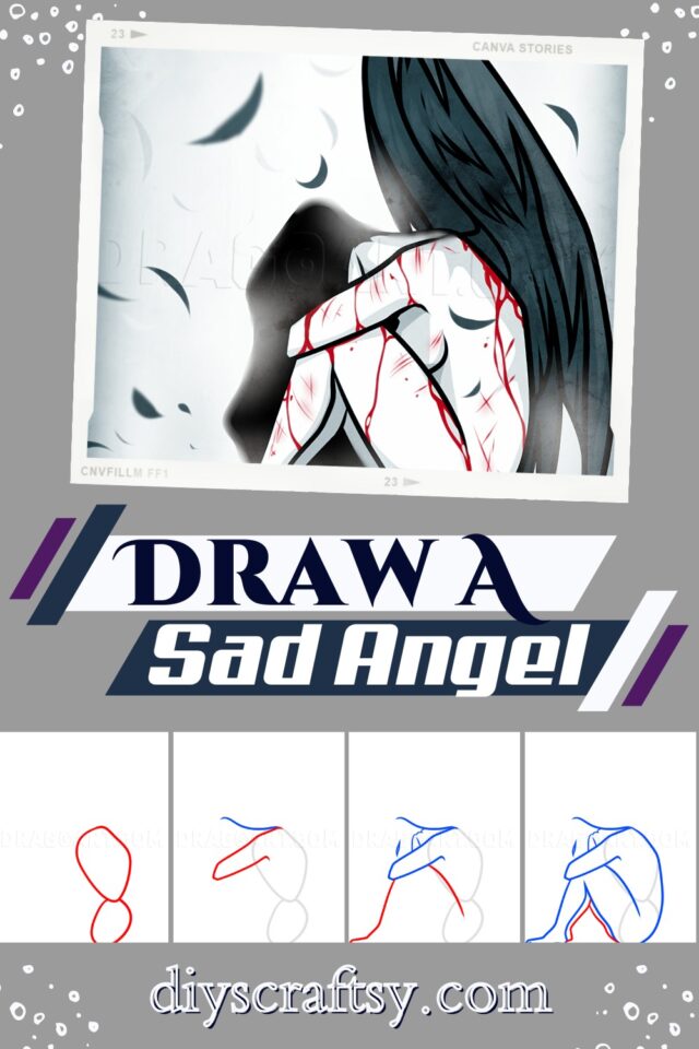13 Sad Drawing Ideas - How To Draw Sadness - DIYsCraftsy