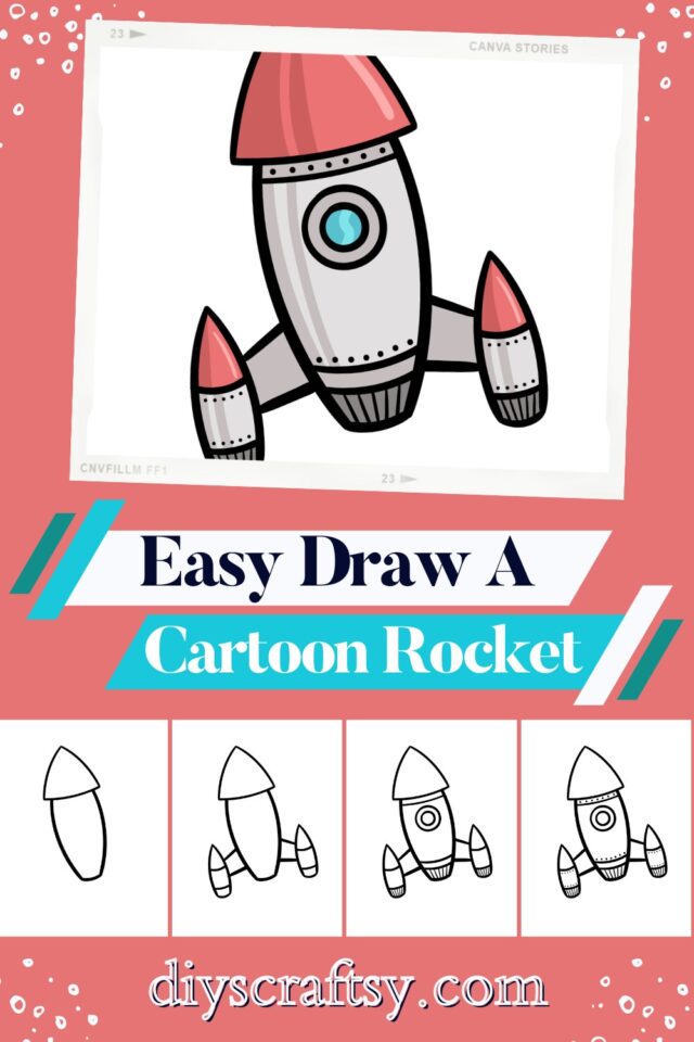 15 Easy Rocket Drawing Ideas - DIYsCraftsy