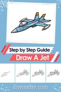 15 Jet Drawing Ideas -Step By Step Guide - DIYsCraftsy